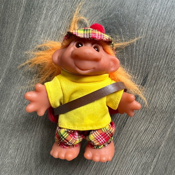 DAM | Toys | Vintage 986 Dam Norfin Troll Scottish Golfer With Plaid ...